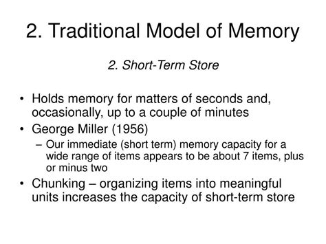 Ppt Memory Models And Research Methods Powerpoint Presentation Free