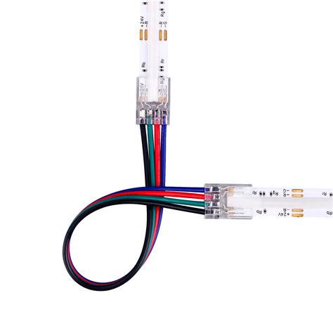 H B2p 8mm 10mm 2 Pin Wire Solderless Qijie Cob Led Strip Connector