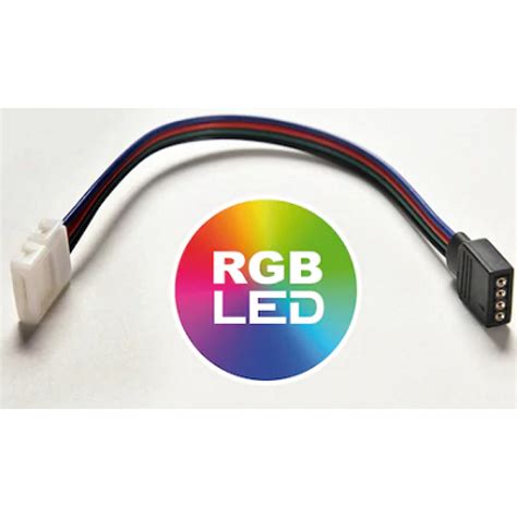 Led Konnektör Soket Aparat RGB 4PİN Şerit Led Lehimsiz