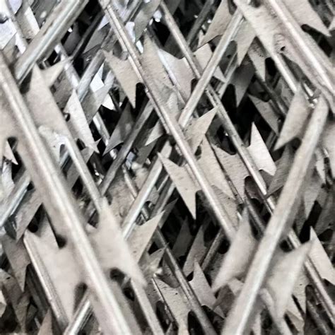 High Security Razor Barbed Wire Mesh Panel Fence Razor And Razor Wire