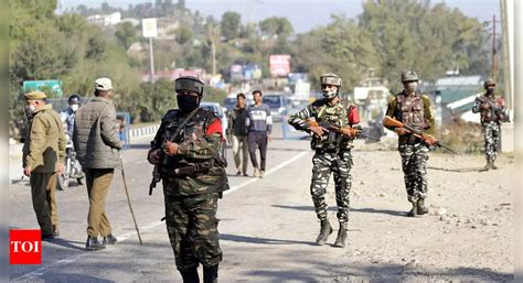 Pathankot Grenade Blast Near Pathankot Cantt India News Times Of India