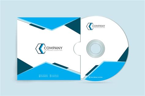 Simple Minimal Unique Cd Cover Template Premium Vector