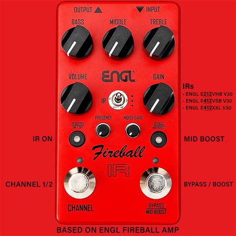 Guitar Pedal X GPX Blog Engl Unleashes Fireball IR Dual Channel