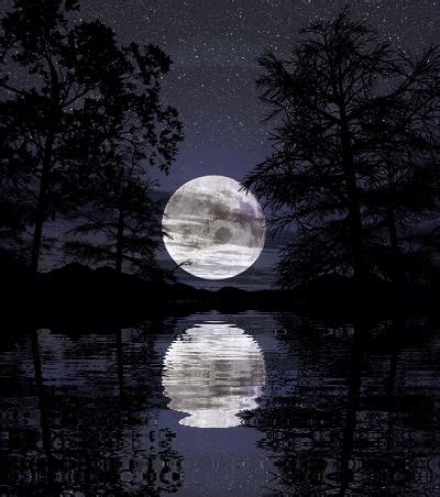  Moon Lake Landscape Animated  On Er