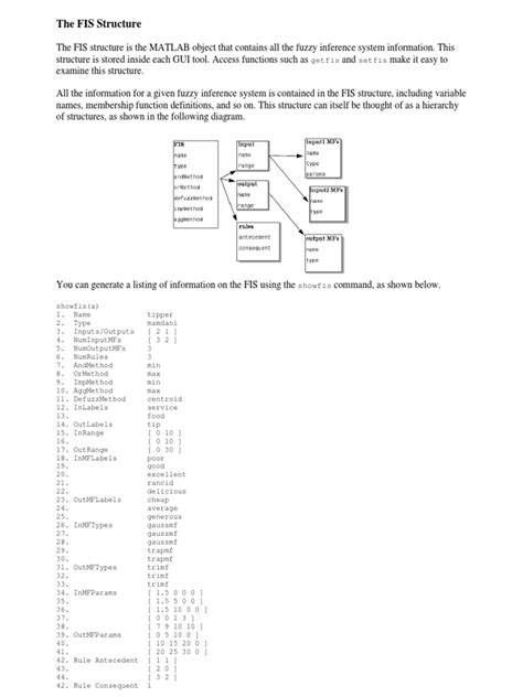 The Fis Structure Pdf Fuzzy Logic Inputoutput