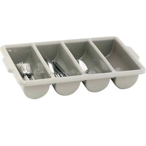 Compartment Cutlery Plastic Storage Box Cutlery Tray Divider Flatware