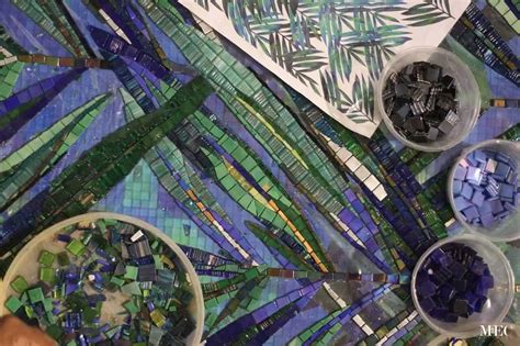 Leaf Mosaic Tile Mec Bespoke Luxury Mosaics