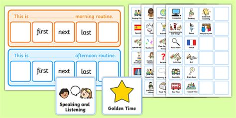 Classroom When Routine Activity Teacher Made
