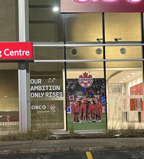 Canada Soccer Image On My Local Cibc Branch R Canadasoccer