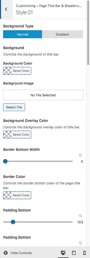 How To Customize Page Title Bar Maxcoach Documentation