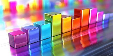 Data In Color Bar Graph Of Business Analytics Premium Ai Generated Image