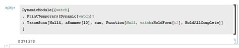 Debugging Can Trace Output During Evaluation And Not Only After