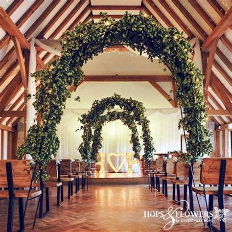 Dried Hop Garland Traditional Decorative Hops Essentially Hops
