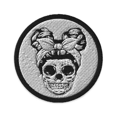 Skull Patch Skeleton Patch Woman Skull Embroidered Diy Iron On Female