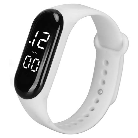 Reloj Electrónico Con Pantalla Táctil Led Pulsera De Goma Reloj