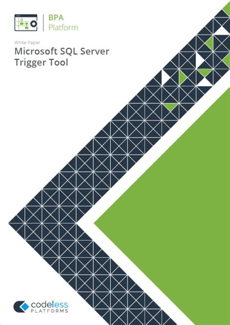 microsoft sql server trigger tool codeless platforms
