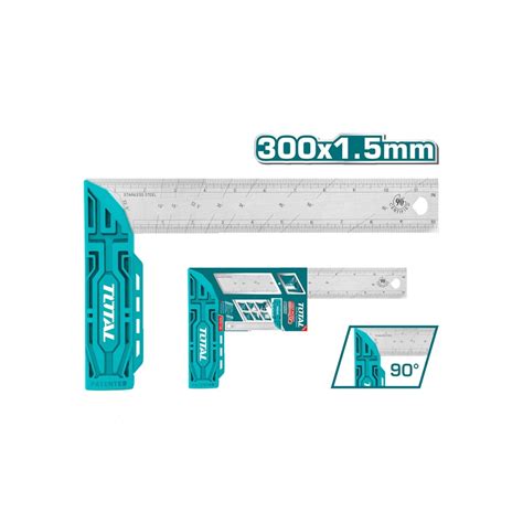 Total Tmt61126 Angle Square Tri Square Right Angle Gauge Ruler