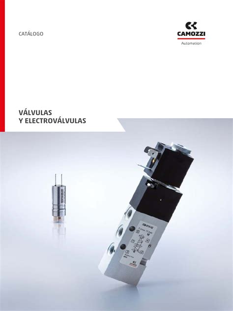 Válvulas Y Electroválvulas Pdf Gases Ingeniería Mecánica