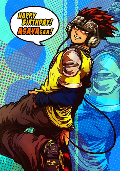 Air Yuz Beatmania Beatmania Iidx Bemani Commentary Request Boy Blue Background Brown