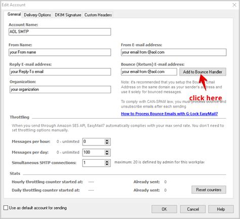 How To Use Aol Email Settings In Easymail7 ⋆ Glocksoft Kb