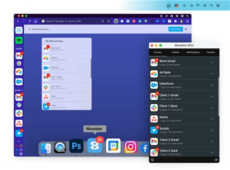 One Organized Place For Everything Web Wavebox Productivity Browser