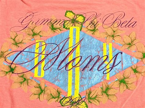 1990 Vintage Gamma Phi Beta Sorority T Shirt Xl Hane Gem