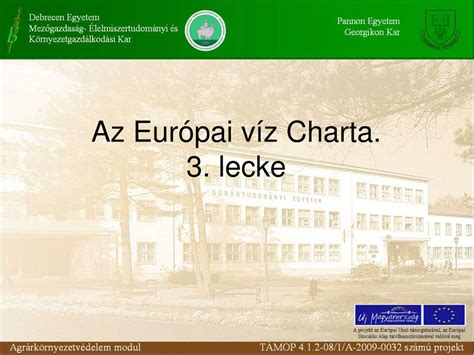 PPT Az Európai víz Charta 3 lecke PowerPoint Presentation free
