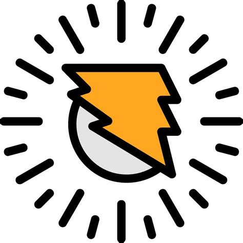Spark Surge Line Filled 40875989 Vector Art At Vecteezy