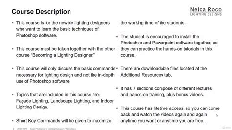 دوره آموزشی Udemy Basic Photoshop for Lighting Designers فریپیکر