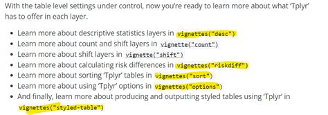 Documentation Link Leading To Vignettes Are Not Working · Issue 104