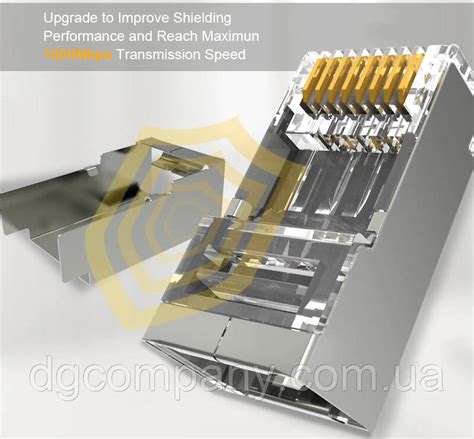 Купить Коннектор компьютерный Rj45 6 категории экранированный Zoerax цена 10 ₴ — Prom Ua Id