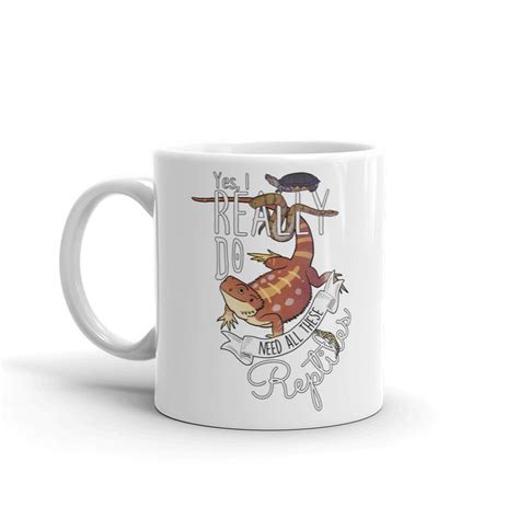 Reptile Coffee Mug Cute Lizard T Snake Lover Funny Etsy