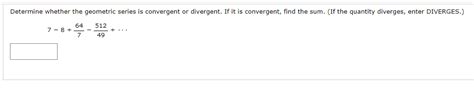 Solved Determine Whether The Sequence Converges Or Diverges