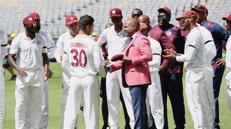 Cricket 2022 Brian Lara Dressing Room West Indies V Australia