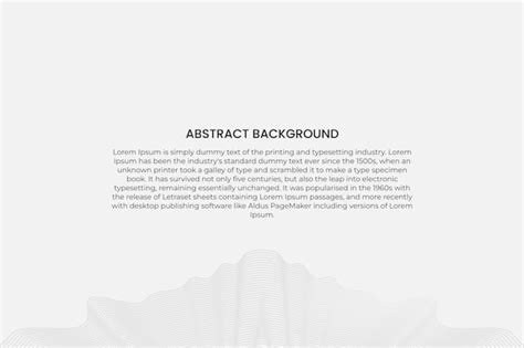 Premium Vector Abstract Black Wave Lines On White Background Vector Template For Your Ideas