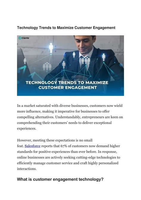 Ppt Technology Trends To Maximize Customer Engagement Powerpoint Presentation Id 12684386