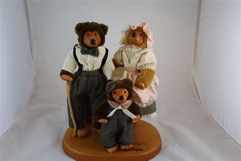 1989 Robert Raikes Bears The Three Bears Etsy