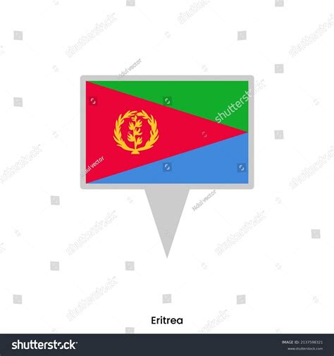 Map Pin Flag Eritrea Vector Design Stock Vector Royalty Free 2137598321 Shutterstock