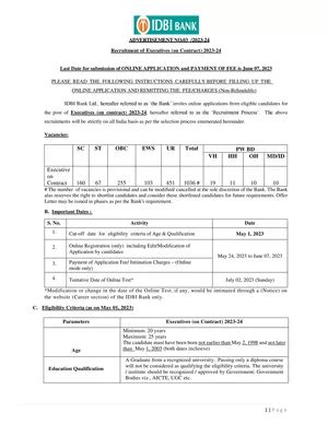IDBI Executive Notification InstaPDF