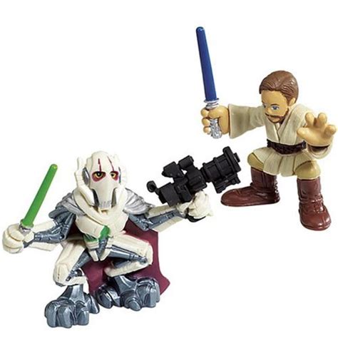 Hasbro Star Wars Galactic Heroes Mini Figure Pack Obi Wan Kenobi General Grievous