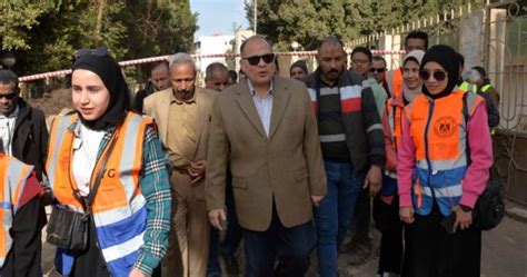 محافظ أسيوط يتفقد أعمال تنفيذ مشروع صرف صحى العقال البحرى ومنشأة