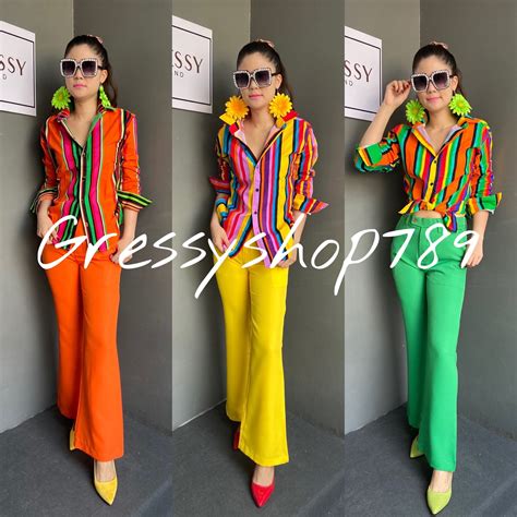 ☆ชุดย้อนยุค ชุดทองกวาว ชุด ครบเซต 6ogzcnln Thaipick