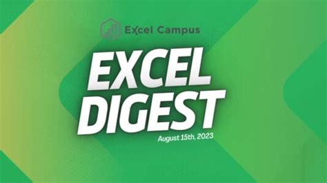 Excel Keyboard Shortcuts For Number Formats Excel Campus