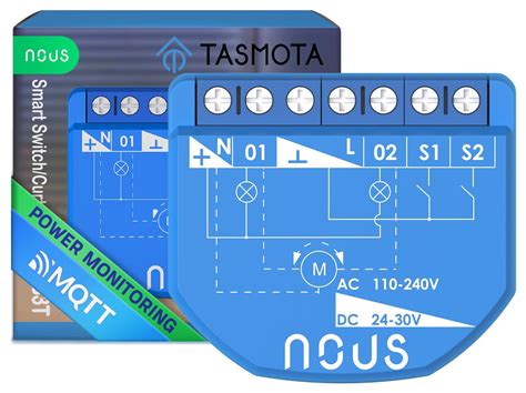 Nous B3t Wifi Tasmota Switch Module Esp32 Matter Unterstützung Mqtt