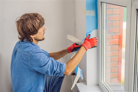 Maninablueshirtdoeswindowinstallation Wichita Advanced Window Tinting