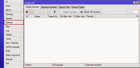Cara Membagi Bandwidth Mikrotik Dengan Winbox