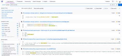 Extending Sourcegraph Search Robert Lin