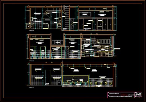 60kitchen And Publics Bathroom Project Autocad File Free Download