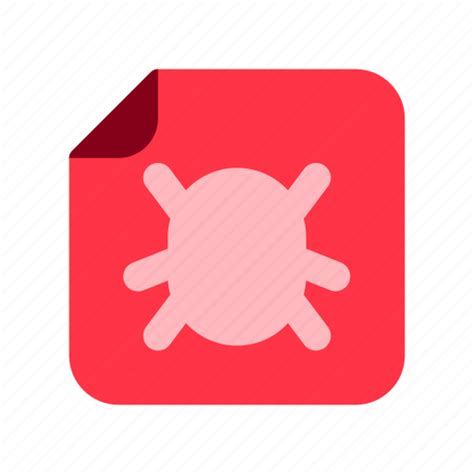 Bug Virus Suspicious File Document Infected Malware Icon
