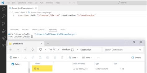 How To Move A File To A Folder In Powershell Using Move Item Cmdlet